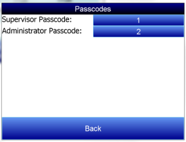 Passcodes